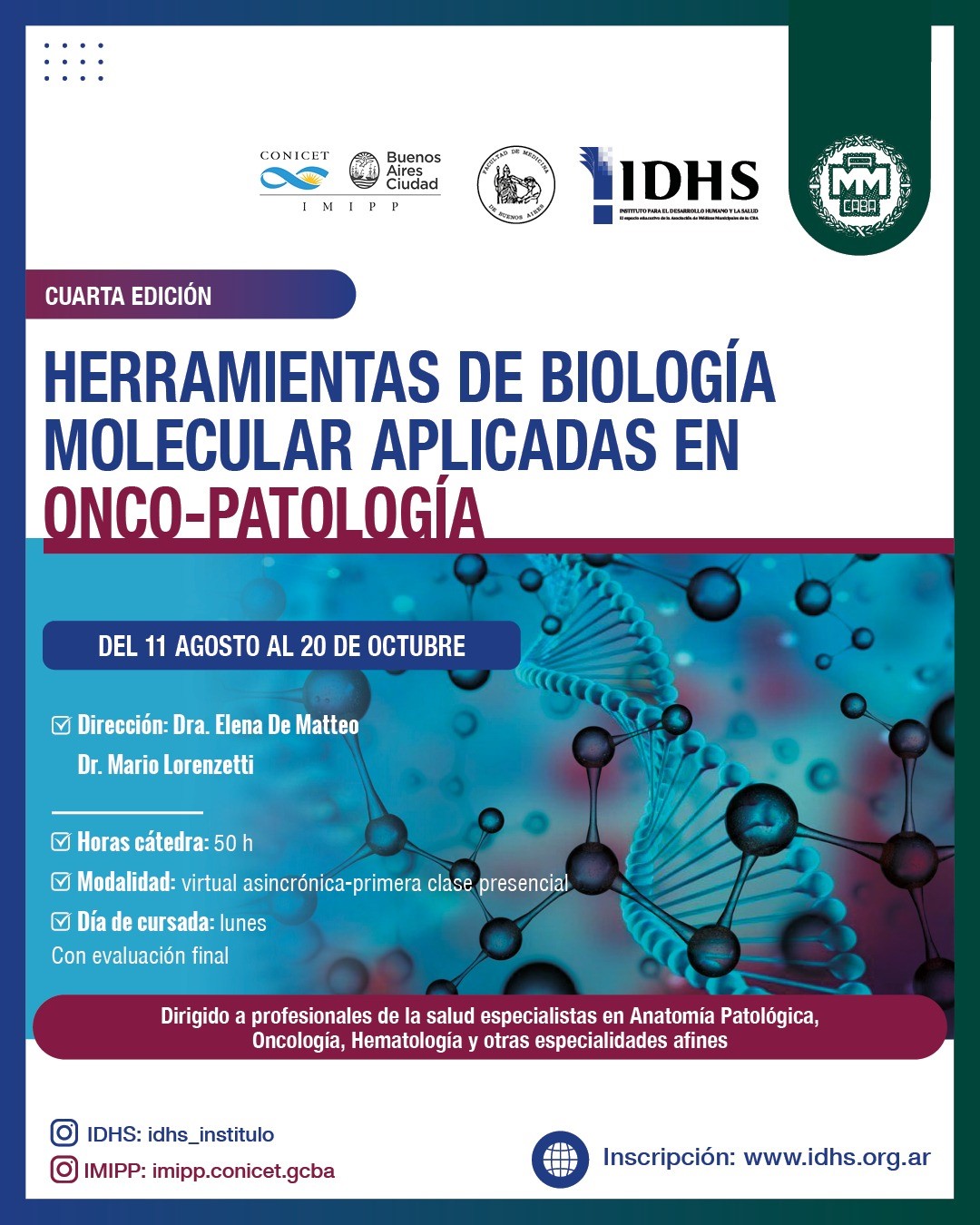 Cursos / Inscripción - IDHS