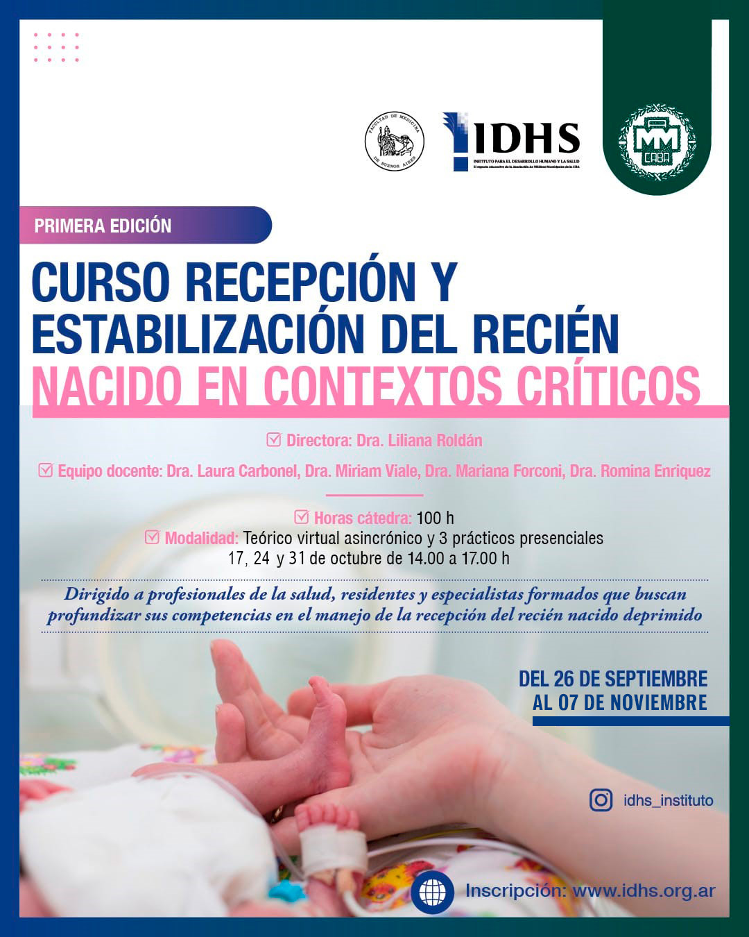 Cursos / Inscripción - IDHS
