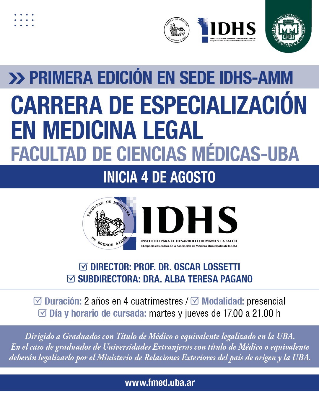 Cursos / Inscripción - IDHS