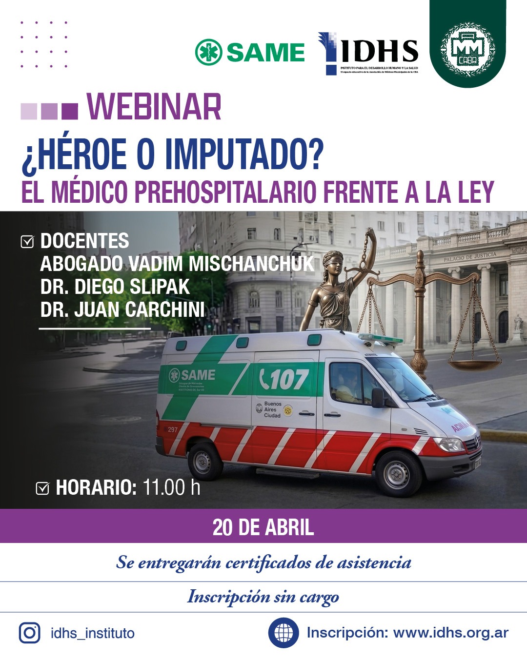 Cursos / Inscripción - IDHS